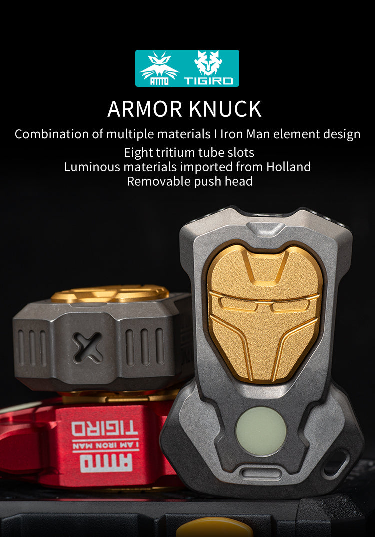 ARMOR knuck Aluminum alloy red version Pre-order – TIGIRD